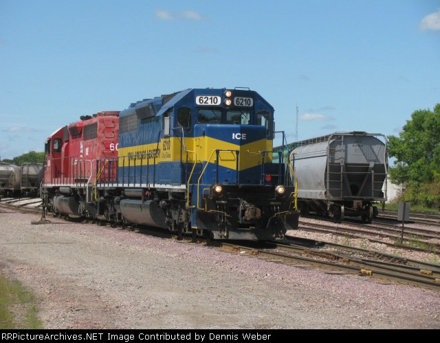 ICE 6210 DM&E-6084. Mason City Sub.